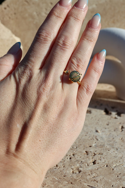 AVA - Celestial Spinner Ring – Spin N Sparkle